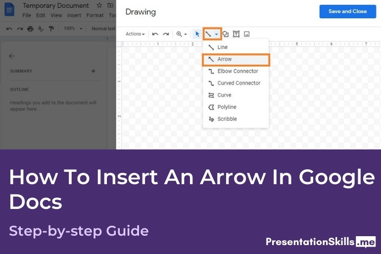 How To Insert An Arrow In Google Docs PresentationSkills me How To Insert An Arrow In Google Docs PresentationSkills me