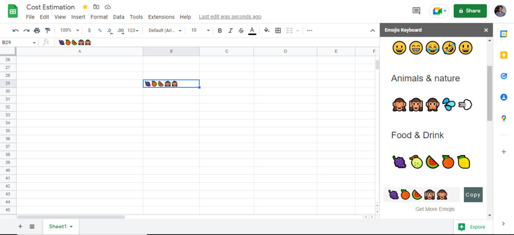 How To Insert Emojis In Google Docs, Slides, And Sheets ...
