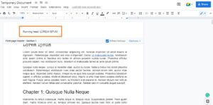 How To Create A Running Head In Google Docs - PresentationSkills.me