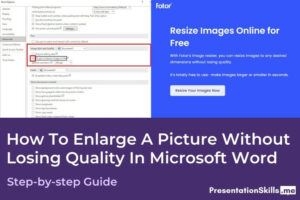 How To Enlarge A Picture Without Losing Quality In Microsoft Word ...