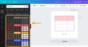 How To Make A Table On Canva - PresentationSkills.me