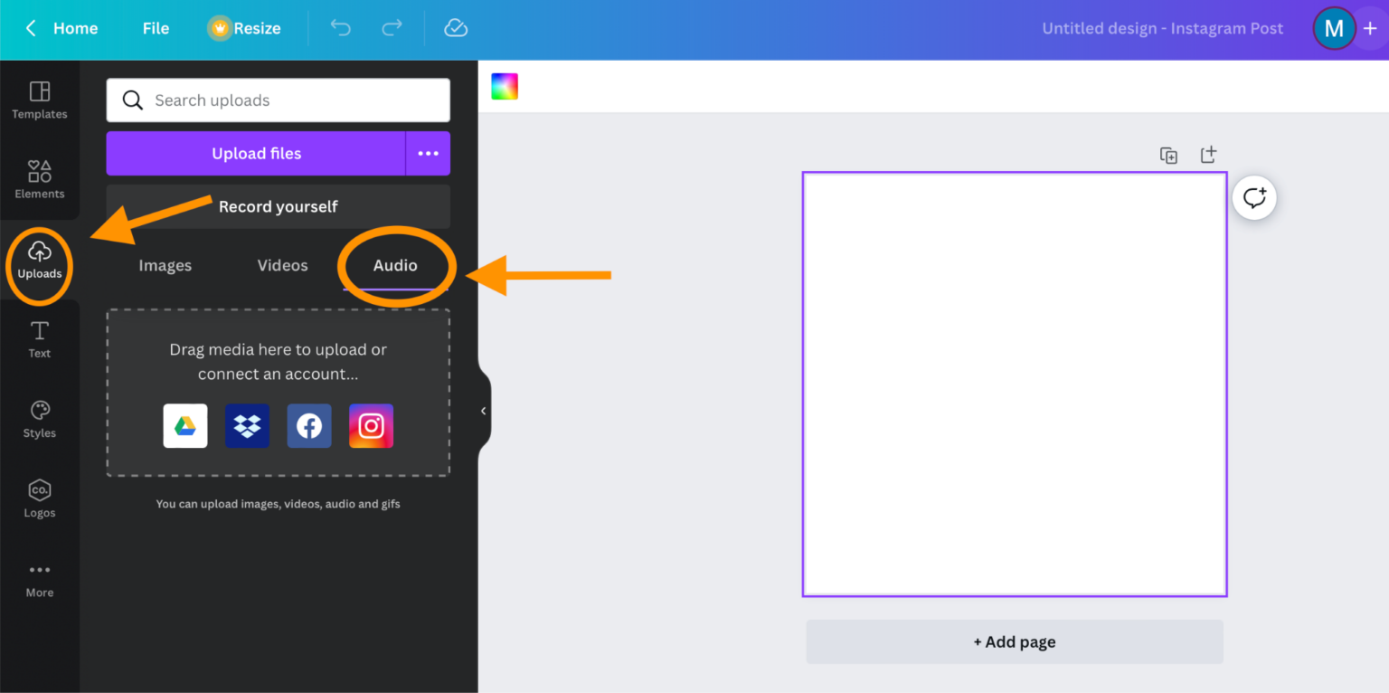How to Add Audio or Music to Canva (Easy Guide) - PresentationSkills.me