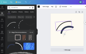 How To Curve A Line In Canva - PresentationSkills.me