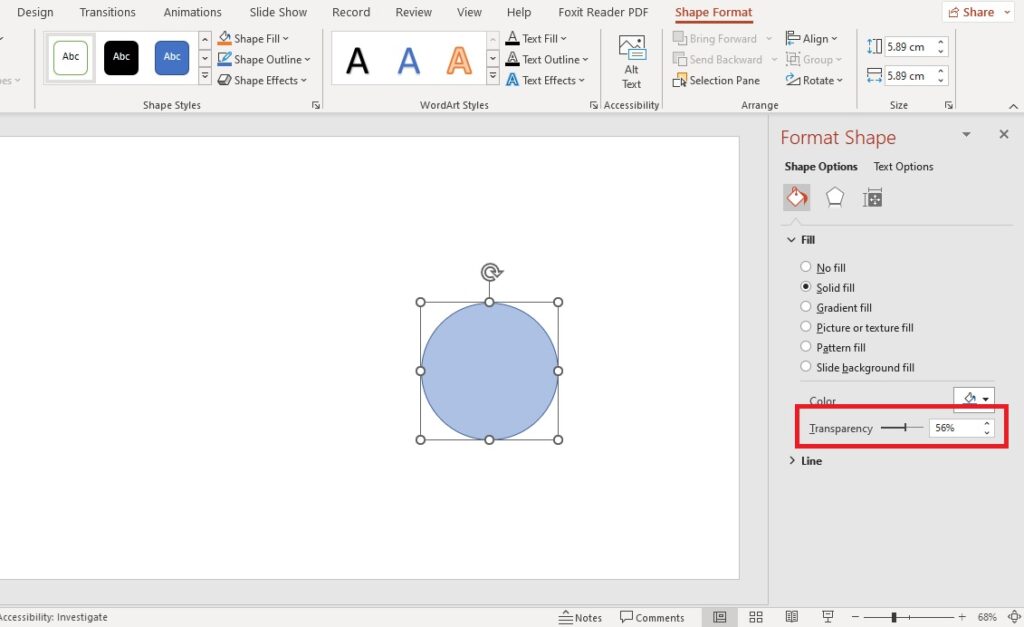 How To Make A Shape Transparent In Powerpoint PresentationSkills me