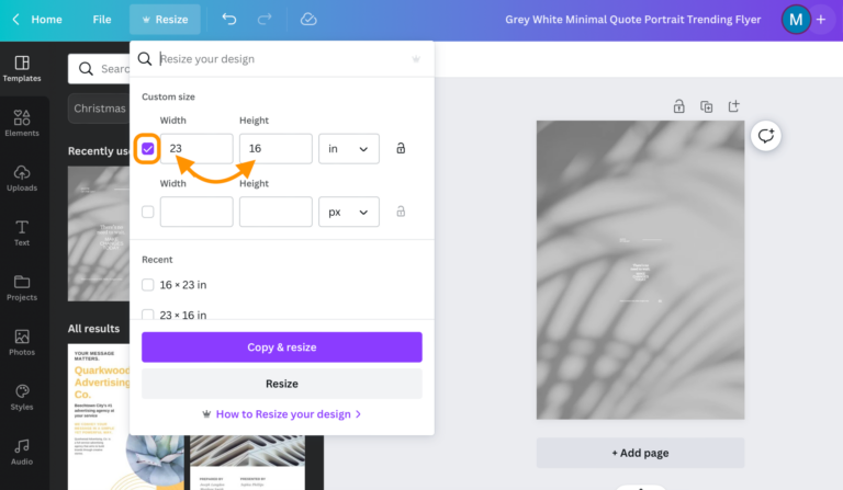 How to Change to Landscape Mode in Canva - PresentationSkills.me
