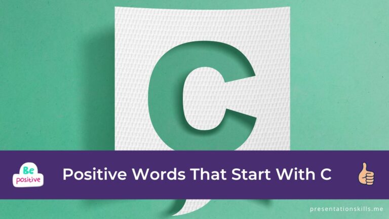 198 Positive Words That Start With C - PresentationSkills.me