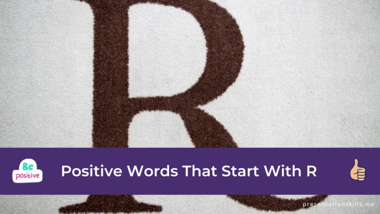 190 Positive Words That Start With R - PresentationSkills.me