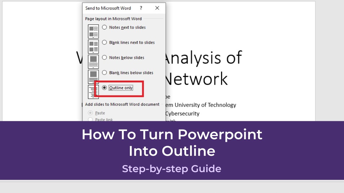 How To Turn Powerpoint Into Outline PresentationSkills me