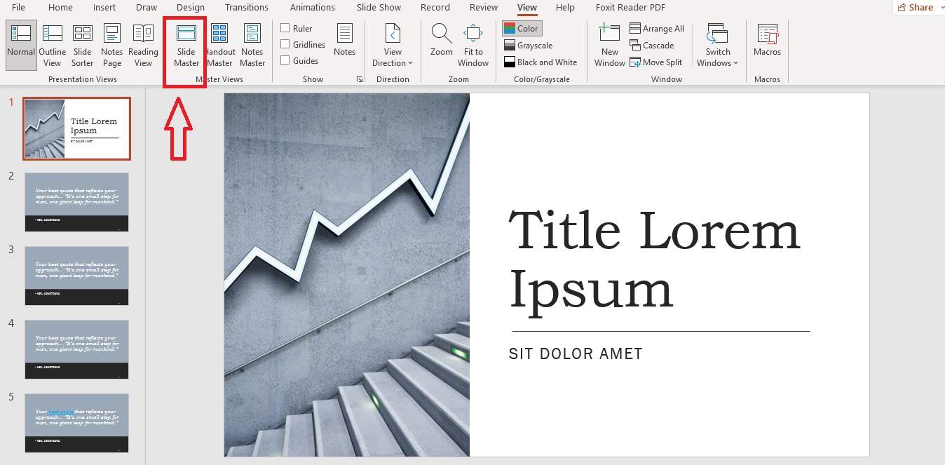 How To Edit Master Slide In Powerpoint PresentationSkills me